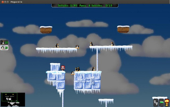 Pingus, alternativa libre y gratuita a Lemmings para Windows y Linux - ElSoftwareLibre
